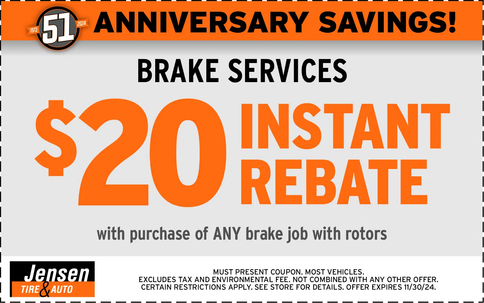 Tire & Auto Service Coupons | Jensen Tire & Auto Shop Omaha
